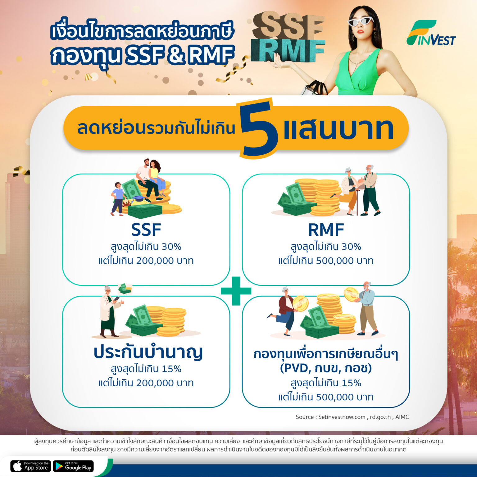 ลดหย่อนปีนี้ ฟินเว่อร์กับ FinVest กองทุน SSF และ RMF ลดหย่อนภาษีส่งท้ายปี (Existing Customer ...